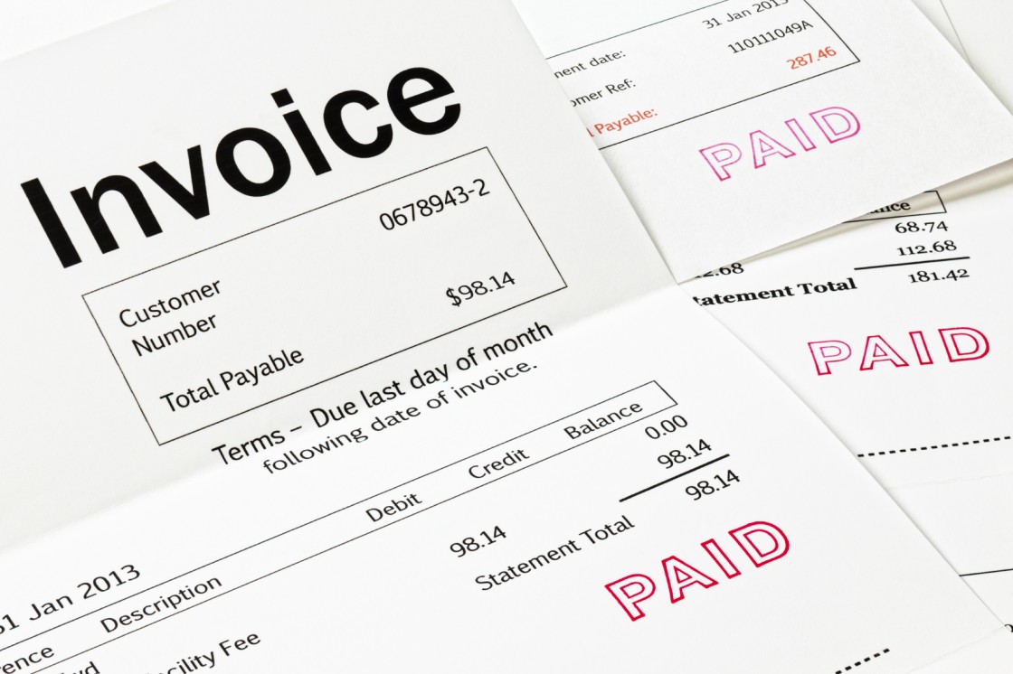 ERP4U Invoices with Paid Stamp | ERP4U